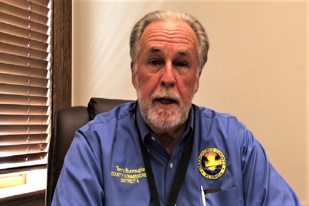 Okeechobee County Commissioner Terry Burroughs was elected to the ...